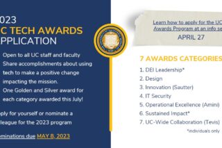UC Tech Awards Program 2023: Background & Application Form | UC Tech News