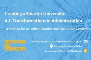 EVENT: “Creating a Smarter University: AI Transformations in ...